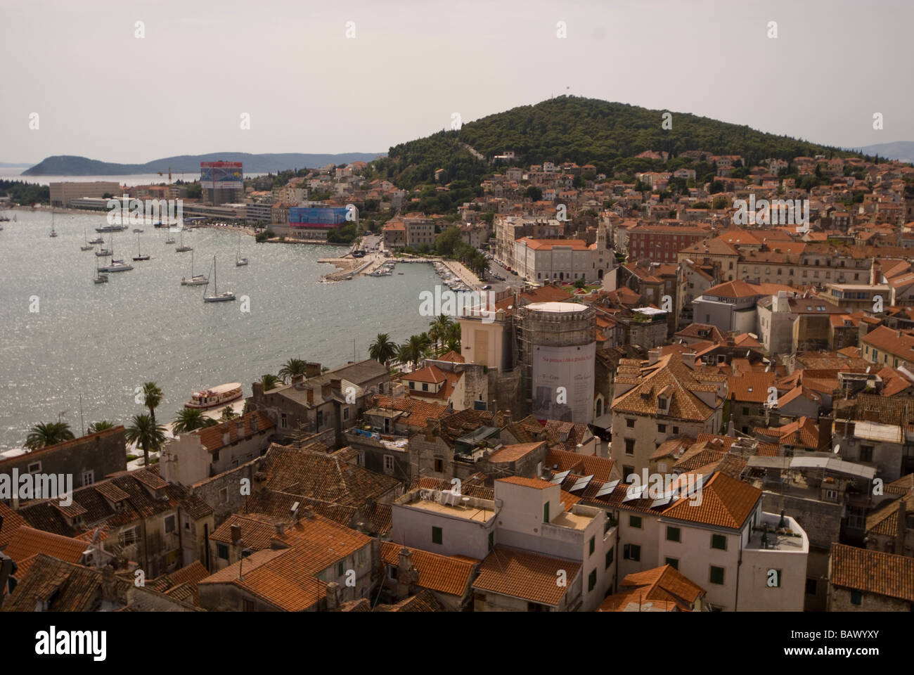 Aerial of Split Croatia Stock Photo - Alamy