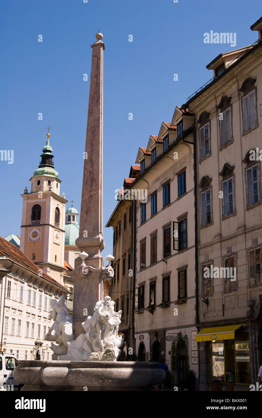 Slovenia, Ljubljana, St Nikolaus, Upper Carniola, Gorenjska, View ...