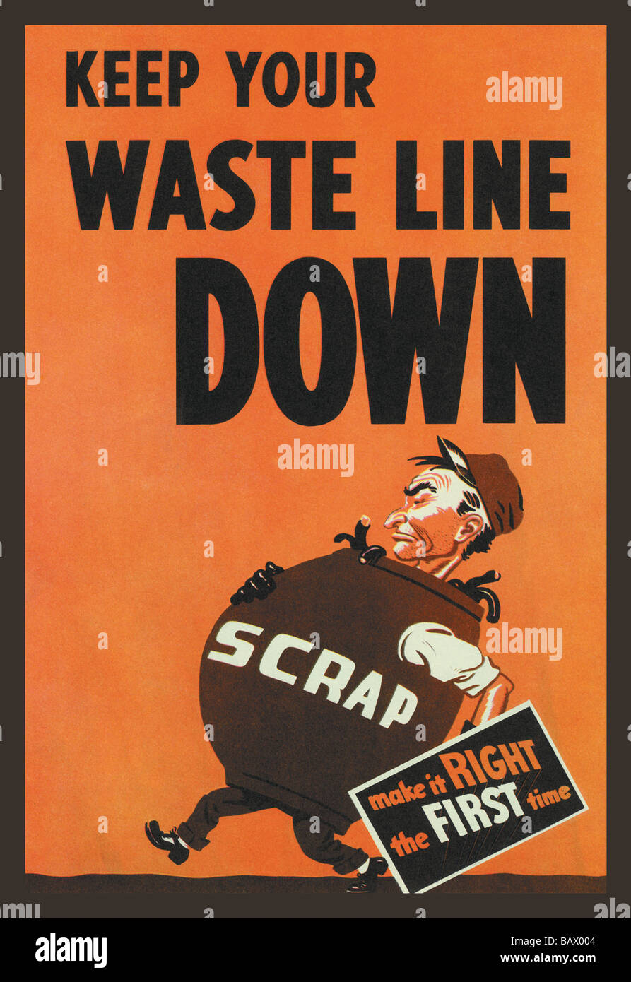 Keep Your Waste Line Down Stock Photo - Alamy