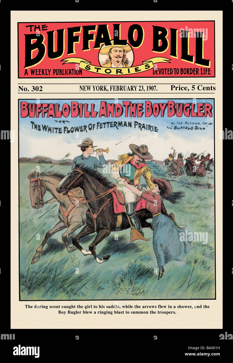 The Buffalo Bill Stories: Buffalo Bill and the Boy Bugler Stock Photo ...