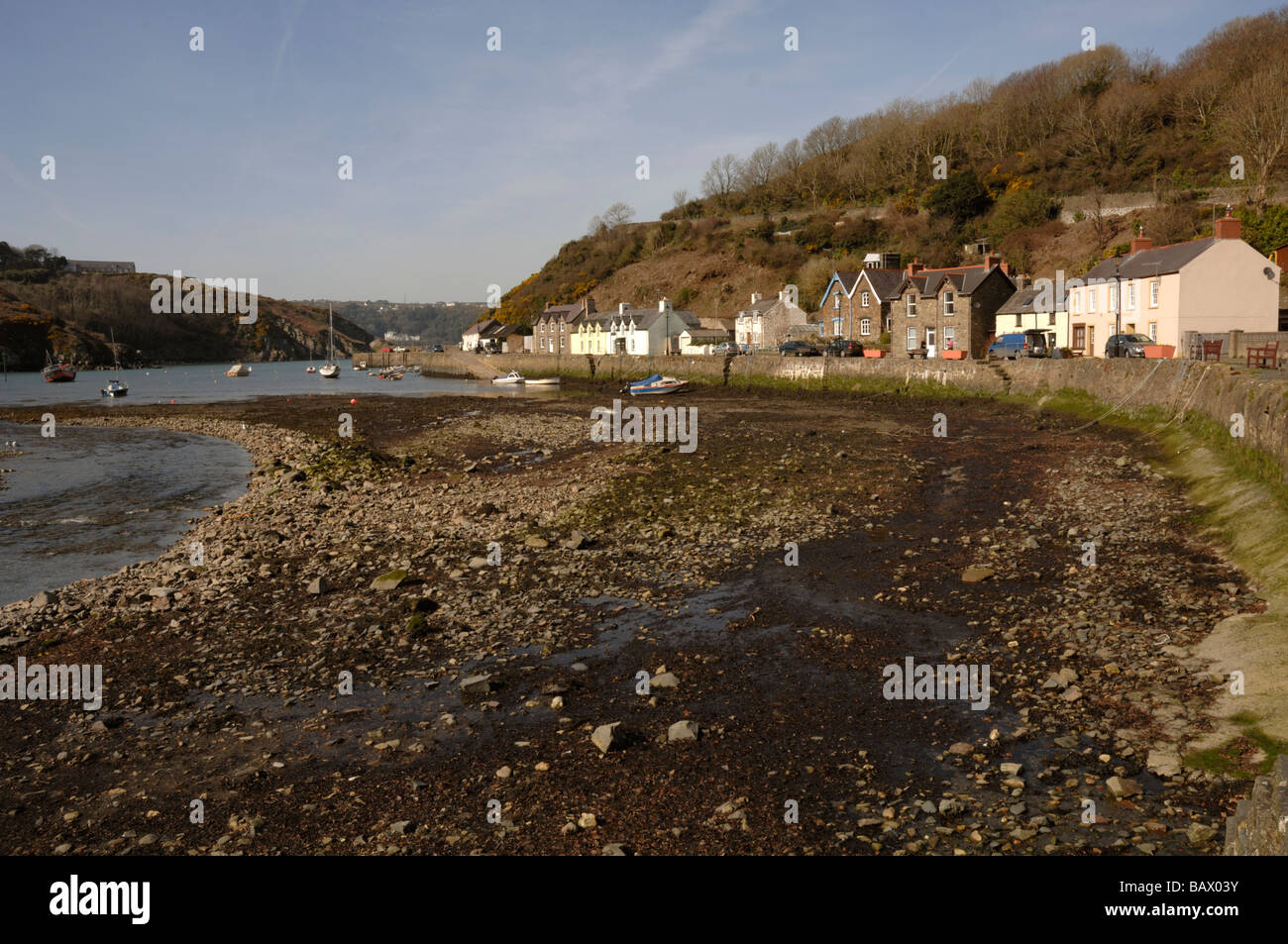 Lower Town, Fishguard, Pembrokeshire Stock Photo - Alamy