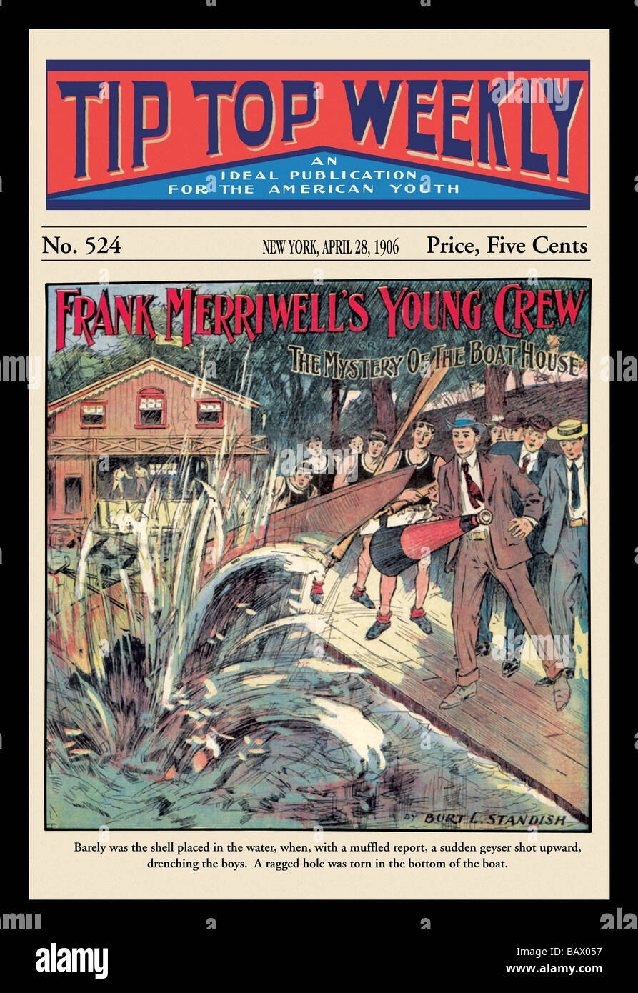 Tip Top Weekly: Frank Merriwell's Young Crew Stock Photo - Alamy