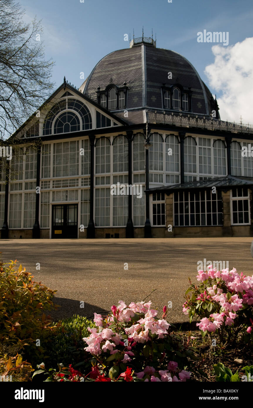 The Octagon in Buxton Pavilion Gardens Peak District Derbyshire England ...