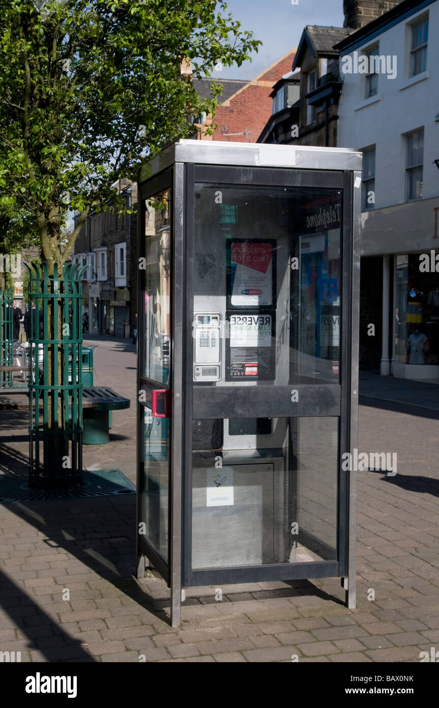 Phone box in Buxton Derbyshire England Stock Photo - Alamy