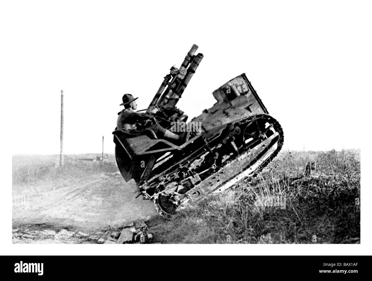 American tank wwi Black and White Stock Photos & Images - Alamy