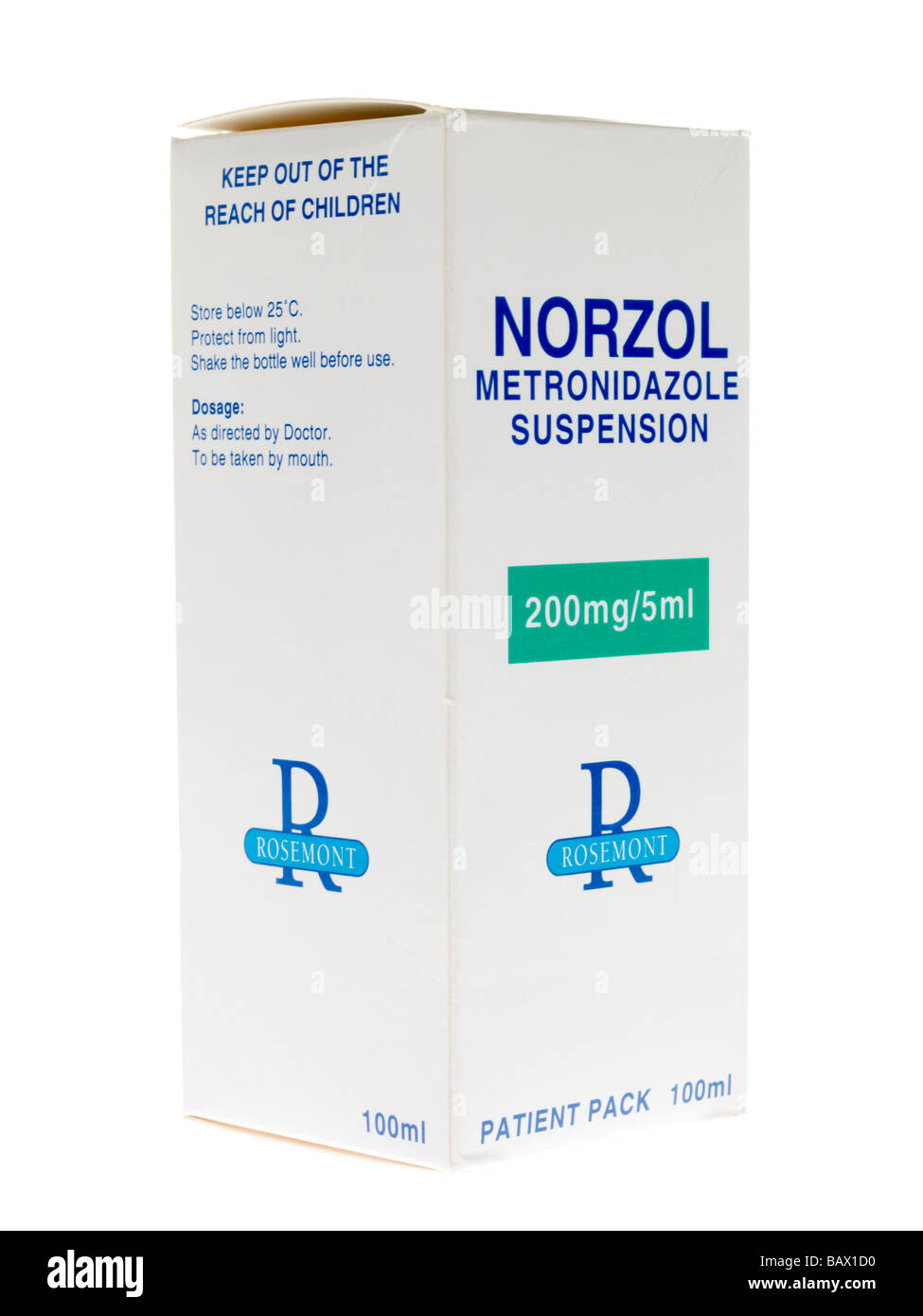 Norzol Metronidazole Suspension Stock Photo - Alamy
