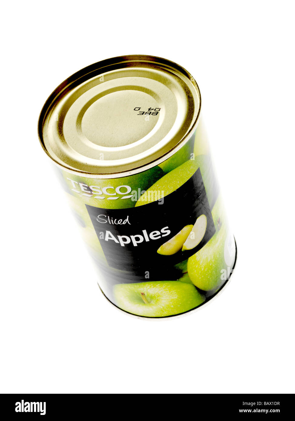 Tin of Sliced Apple Stock Photo - Alamy