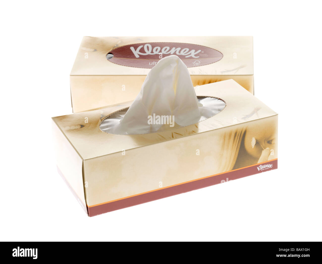 Boxes of Tissue Stock Photo - Alamy