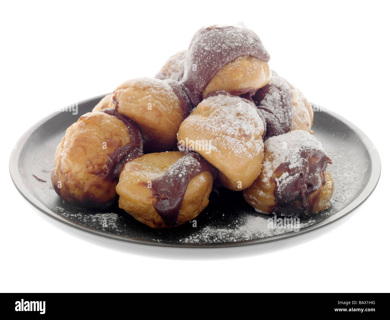 Profiteroles Cut Out Stock Images & Pictures - Alamy