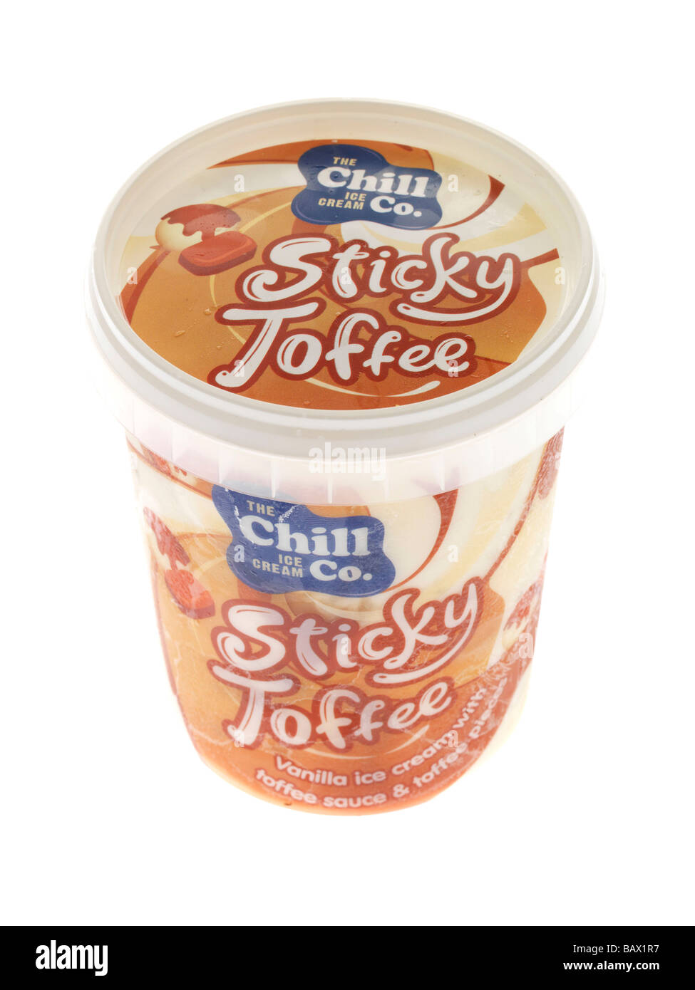 Toffee Ice Cream Stock Photo - Alamy