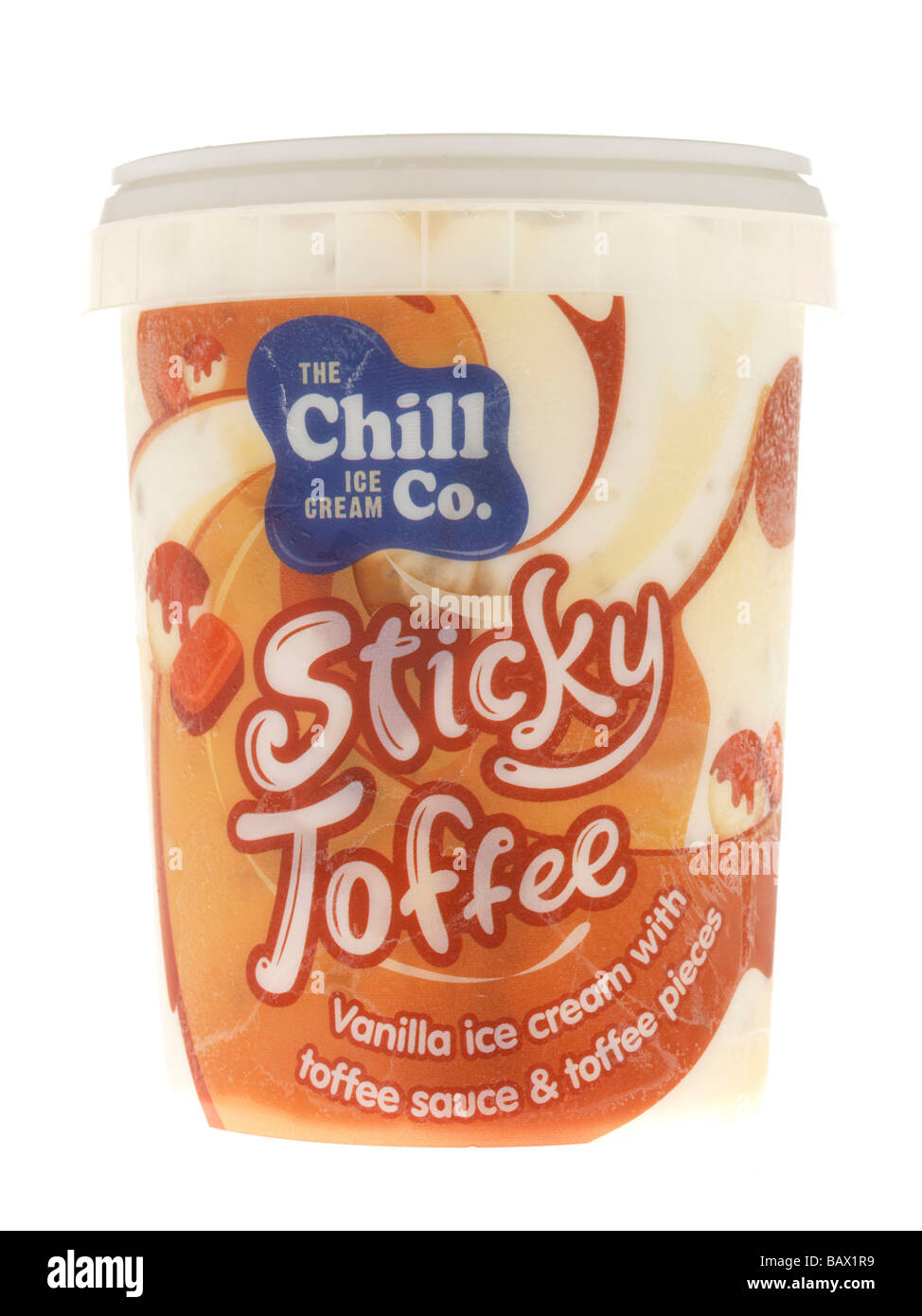 Toffee Ice Cream Stock Photo - Alamy