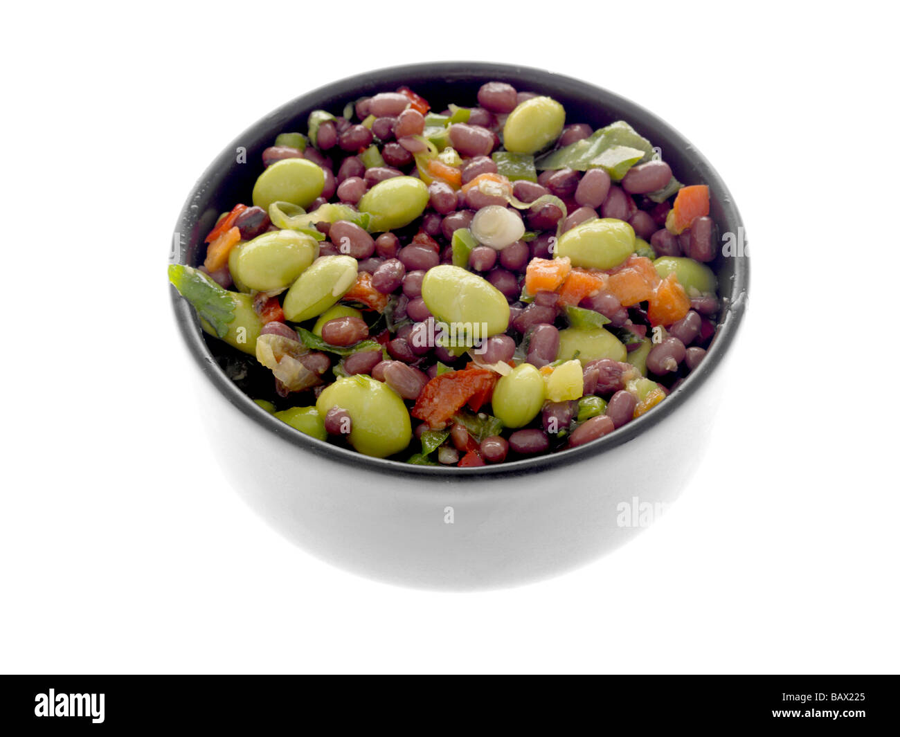 Adzuki and Edamame Bean Salad Stock Photo - Alamy
