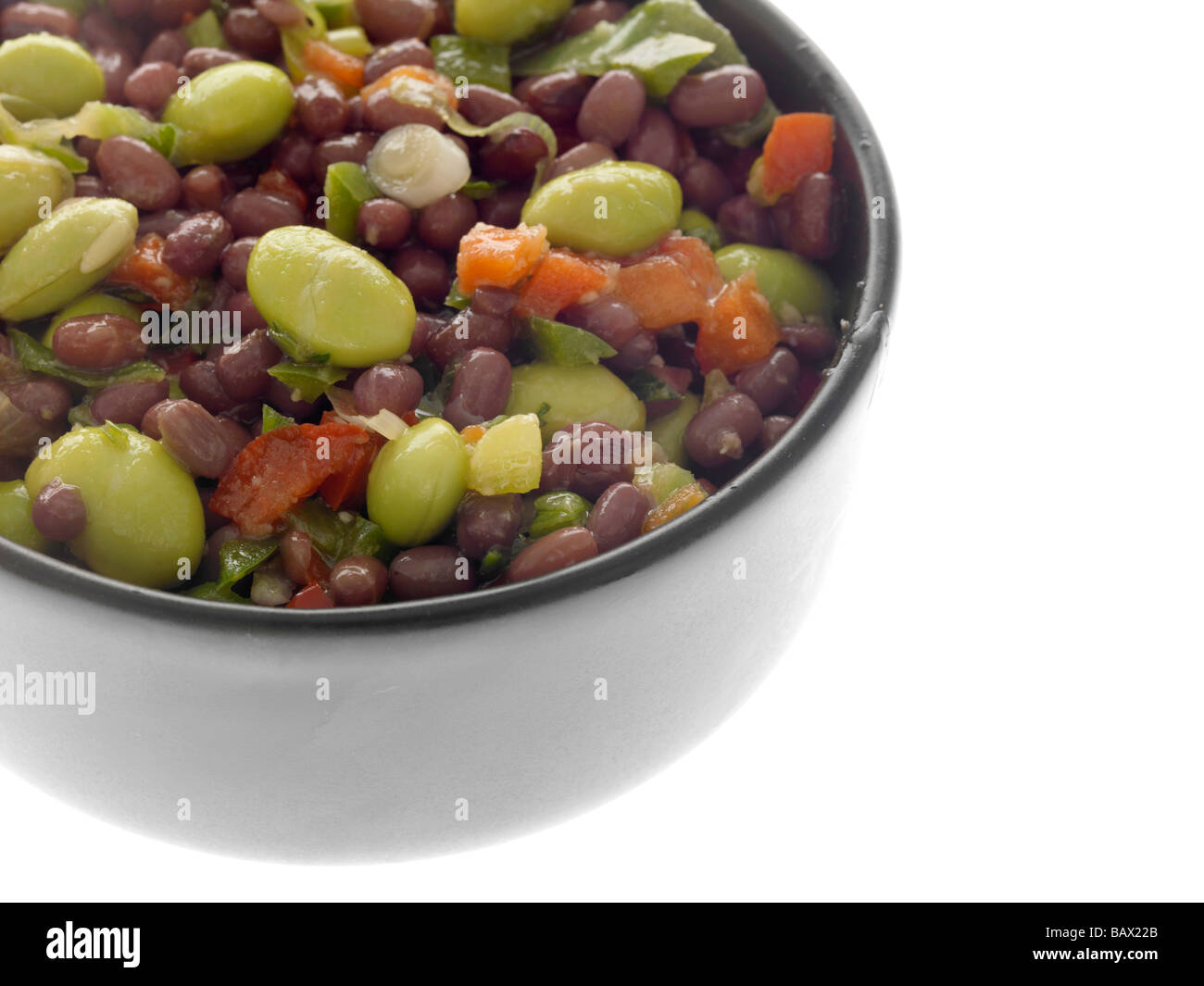 Adzuki and Edamame Bean Salad Stock Photo - Alamy