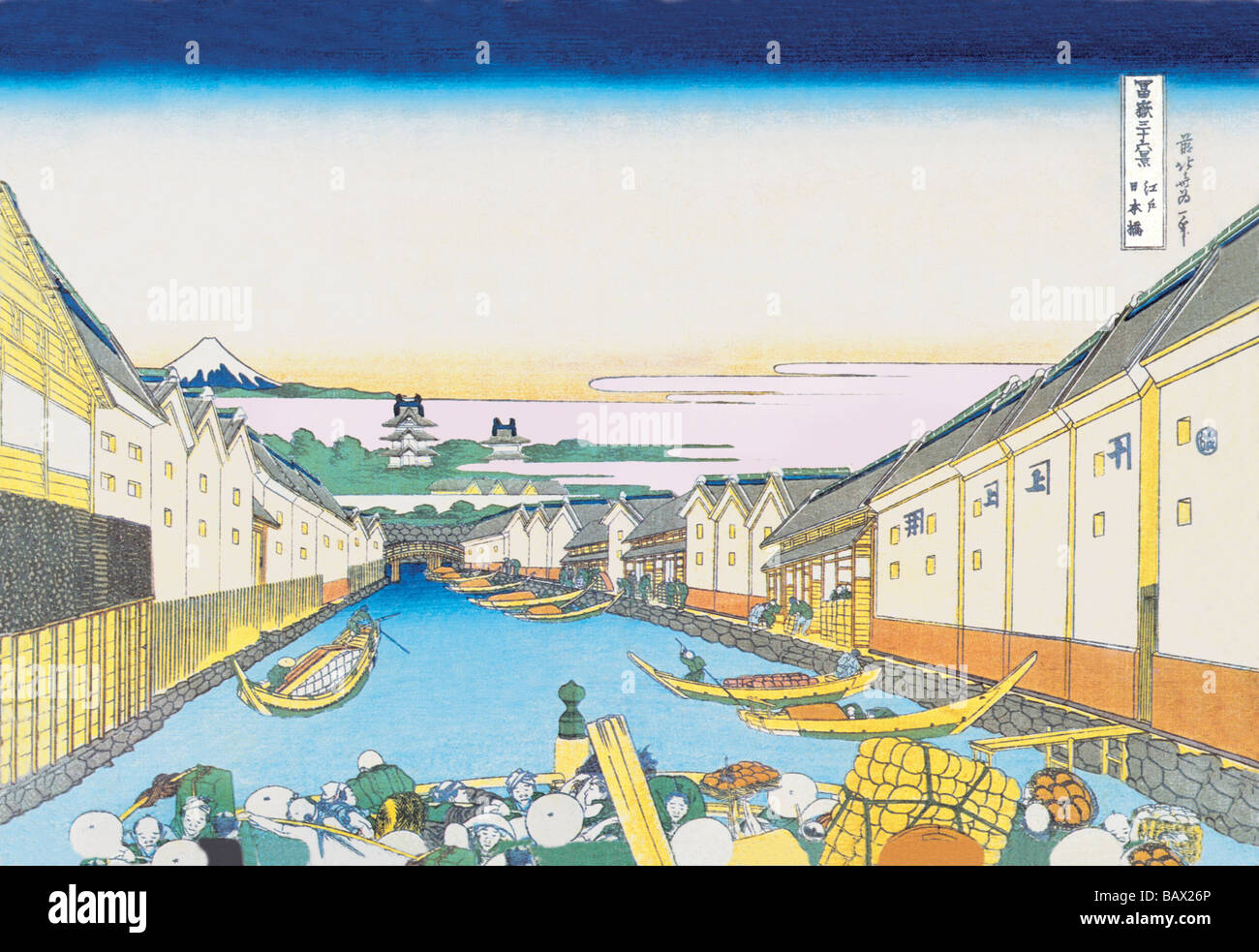 Nihonbashi bridge in Edo Stock Photo - Alamy