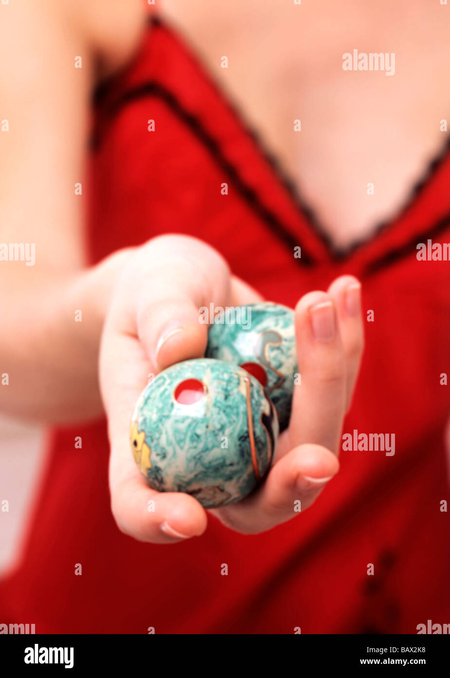 Qi gong balls hi-res stock photography and images - Alamy