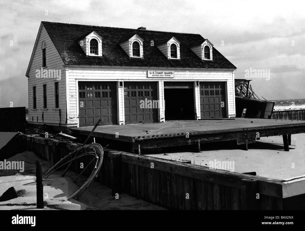 Hatteras Inlet Lifeboat Station Stock Photo - Alamy