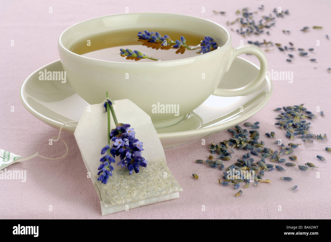 Lavender tea bag hi-res stock photography and images - Alamy