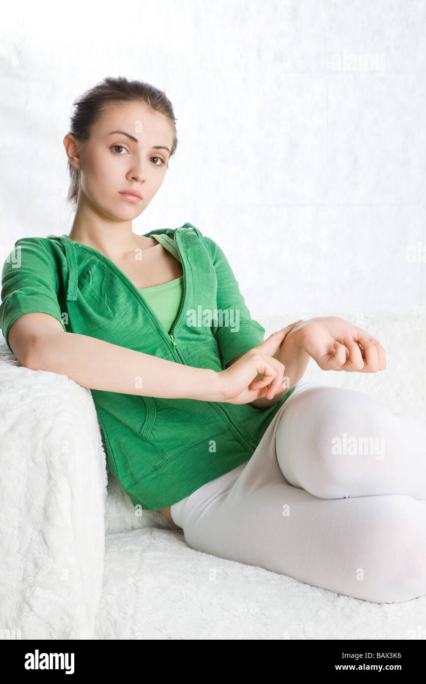 Wrist Pulse High Resolution Stock Photography and Images - Alamy