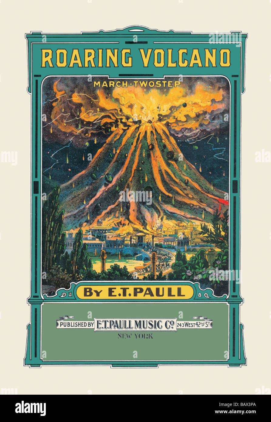 Roaring Volcano: March and Two-Step Stock Photo - Alamy