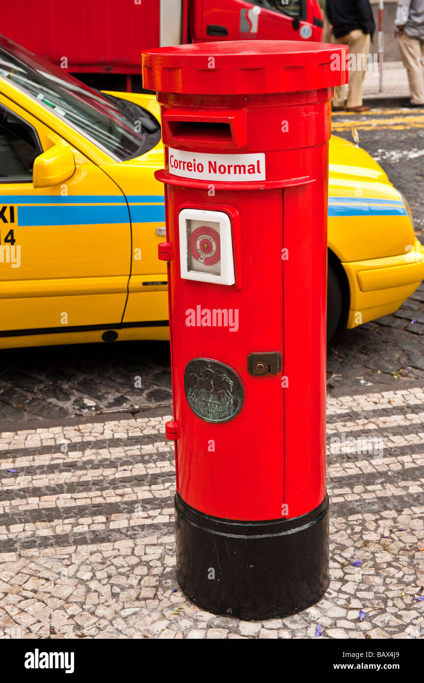 A post box in Madeira Stock Photo - Alamy