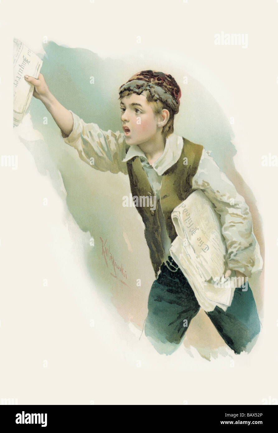 Newsie hi-res stock photography and images - Alamy
