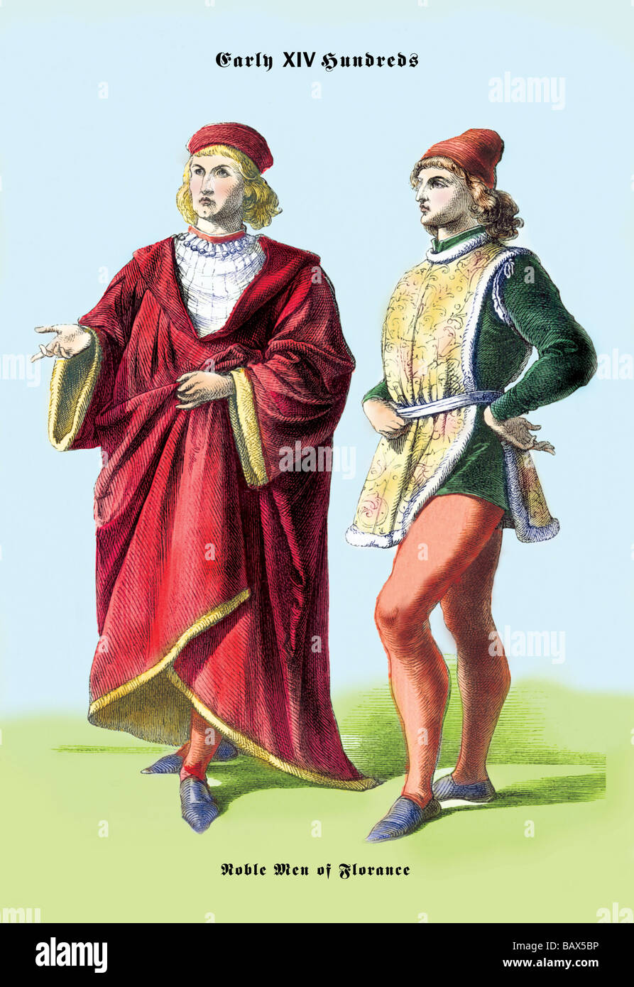 Men of Florence Stock Photo - Alamy