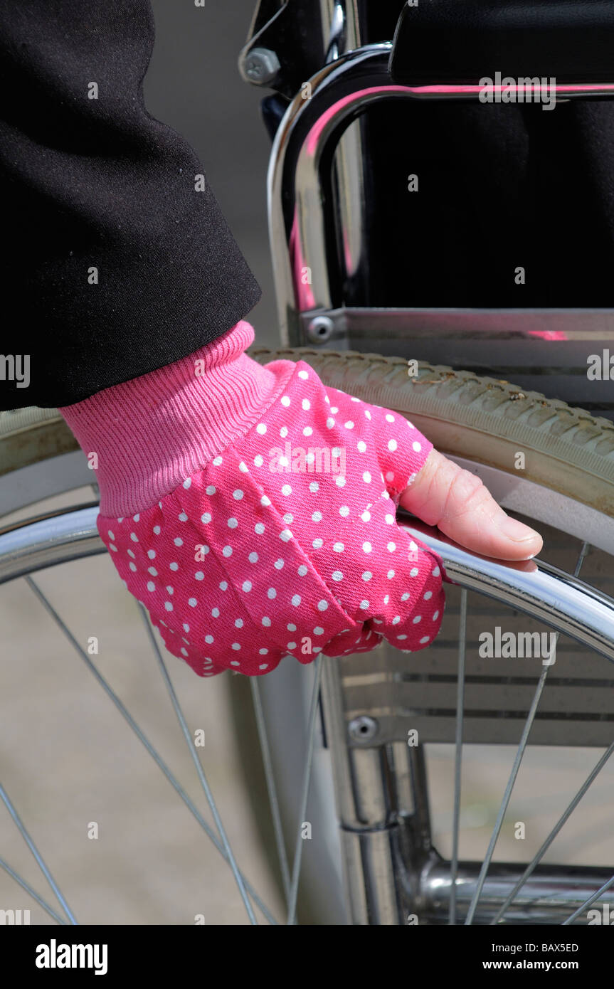 Push rim wheelchair hi-res stock photography and images - Alamy