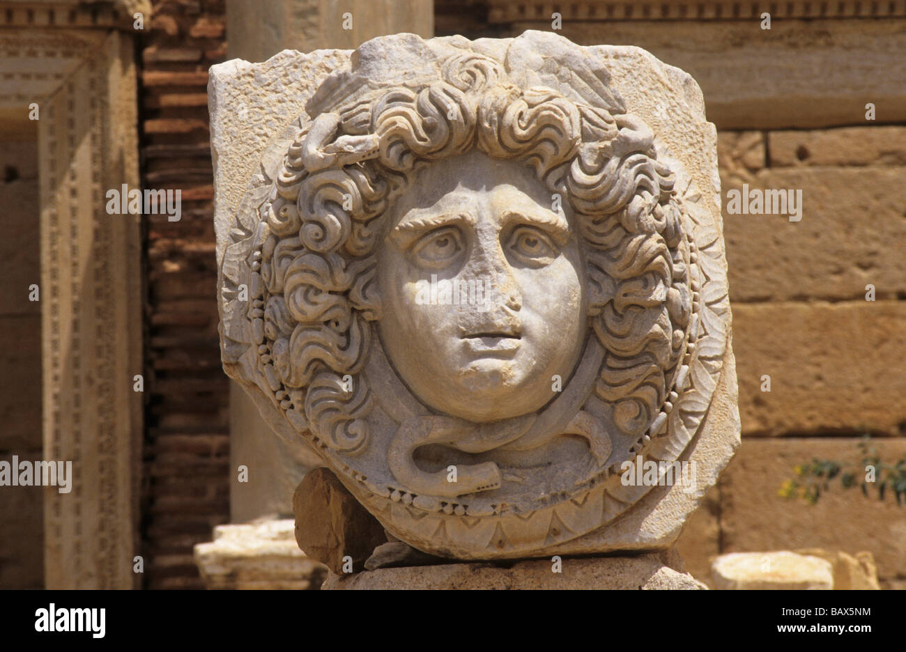 Libya roman medusa hi-res stock photography and images - Alamy