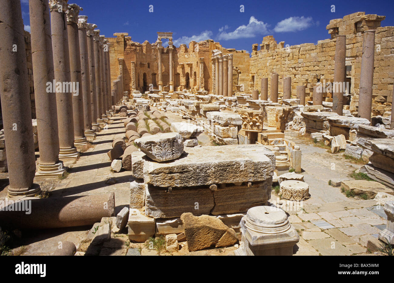 Severan Basilica Leptis Magna Libya Stock Photo - Alamy
