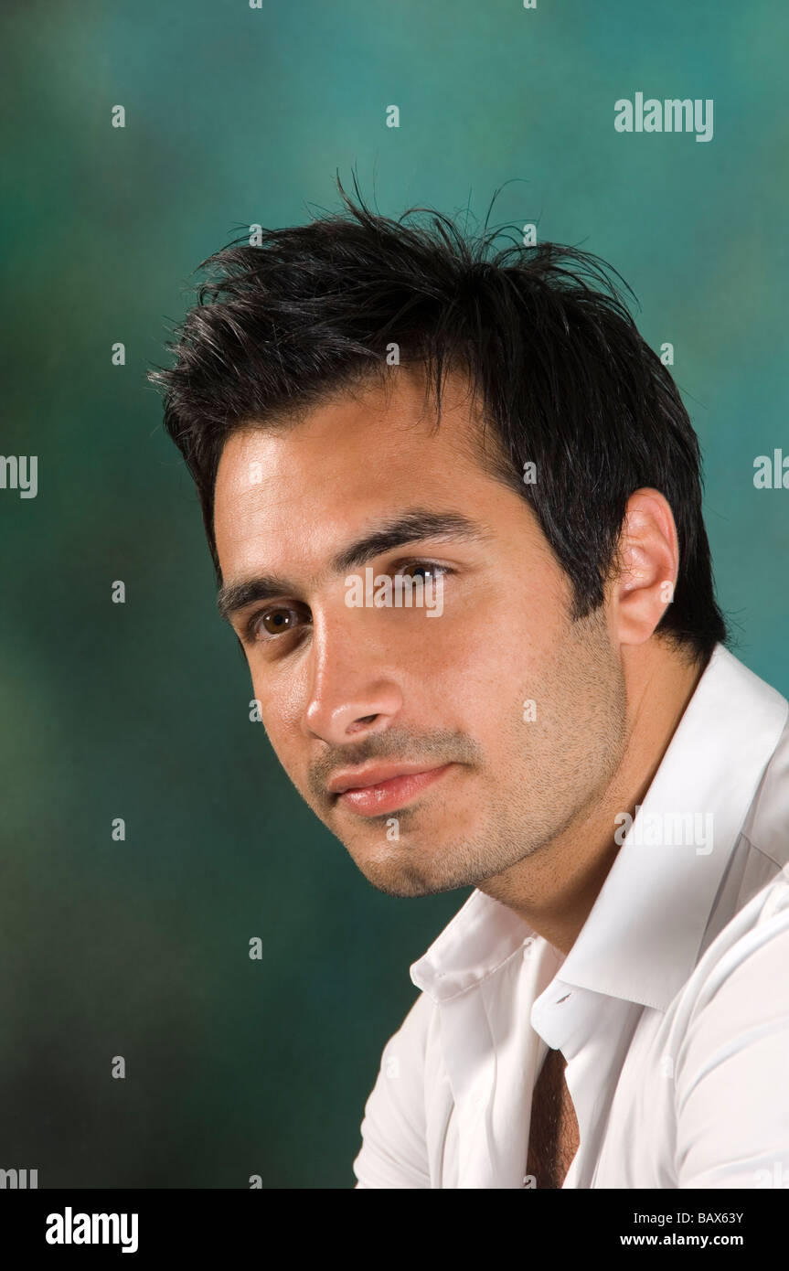 Young man in contemplation Stock Photo - Alamy