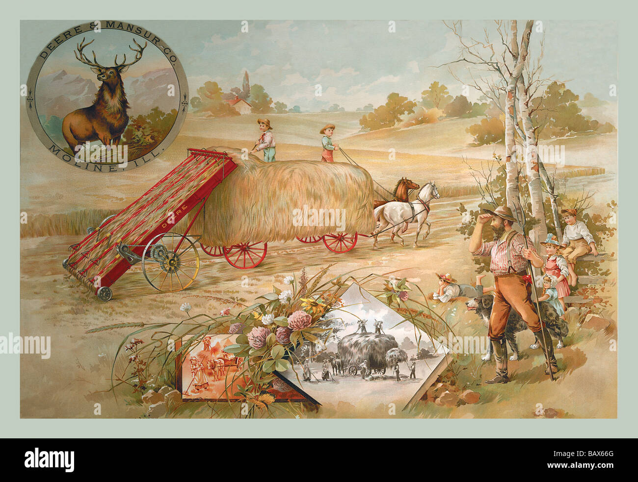 Hay loader hi-res stock photography and images - Alamy