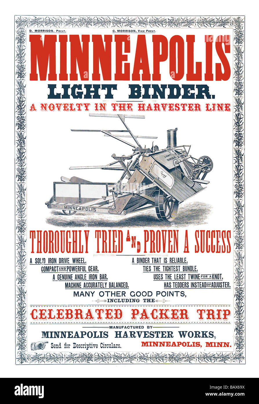Minneapolis Light Binder Stock Photo - Alamy