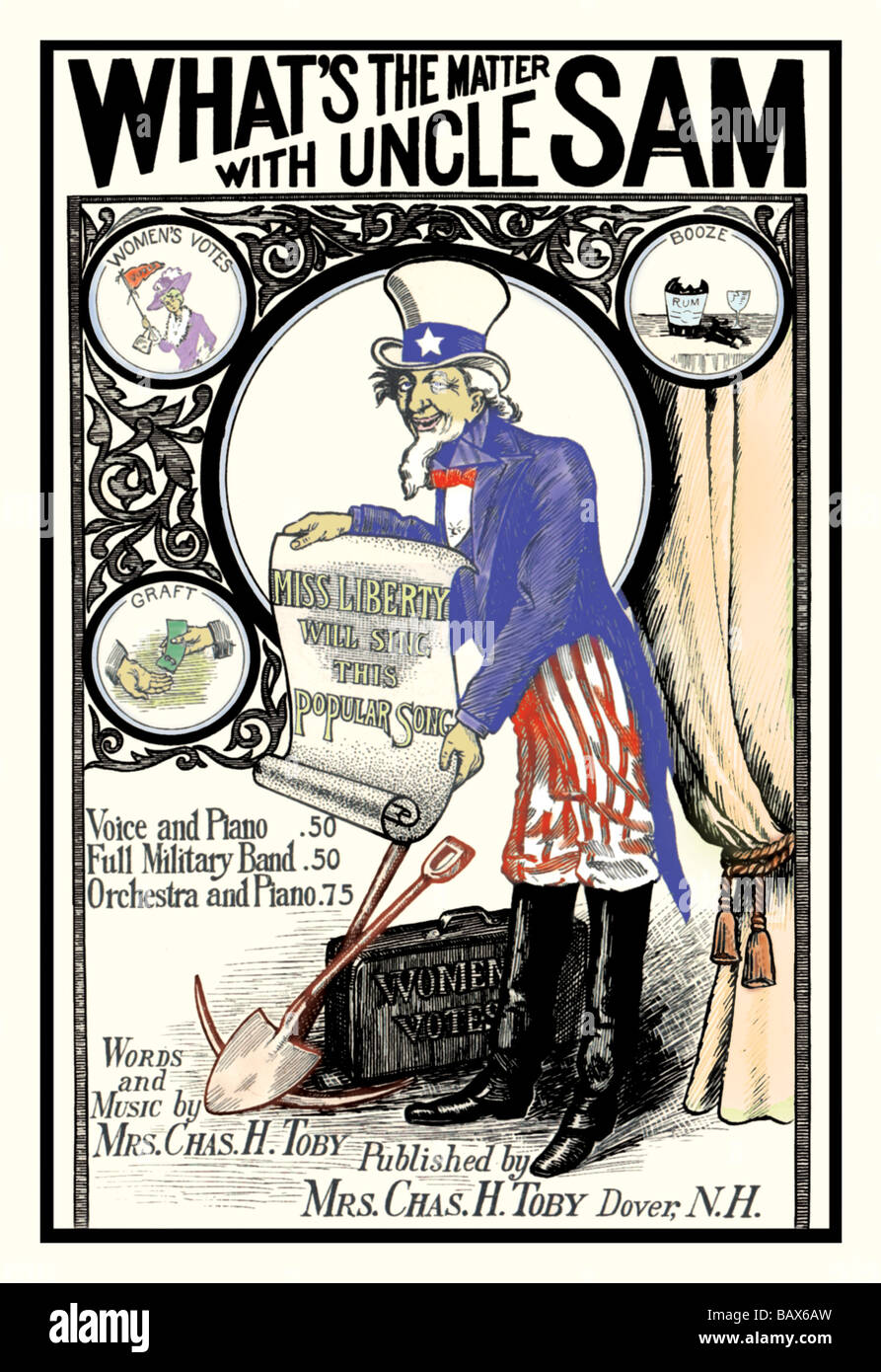 Prohibition and uncle sam hi-res stock photography and images - Alamy