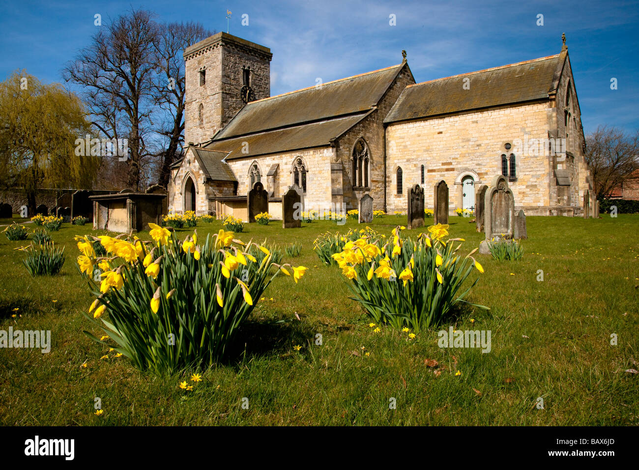 All Saints Church Hovingham Village Howardian Hills Ryedale North ...