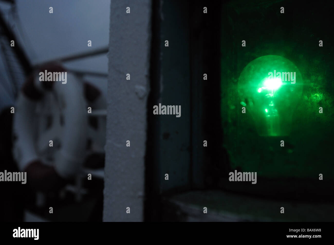 Ship warning signal hi-res stock photography and images - Alamy