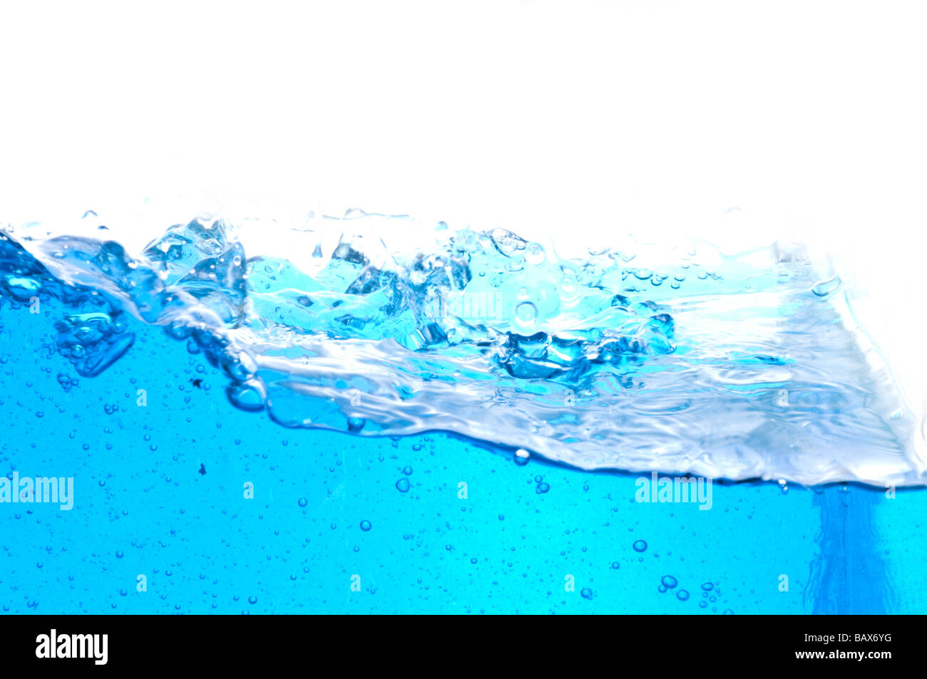 Beautiful splashes a clean water Stock Photo - Alamy