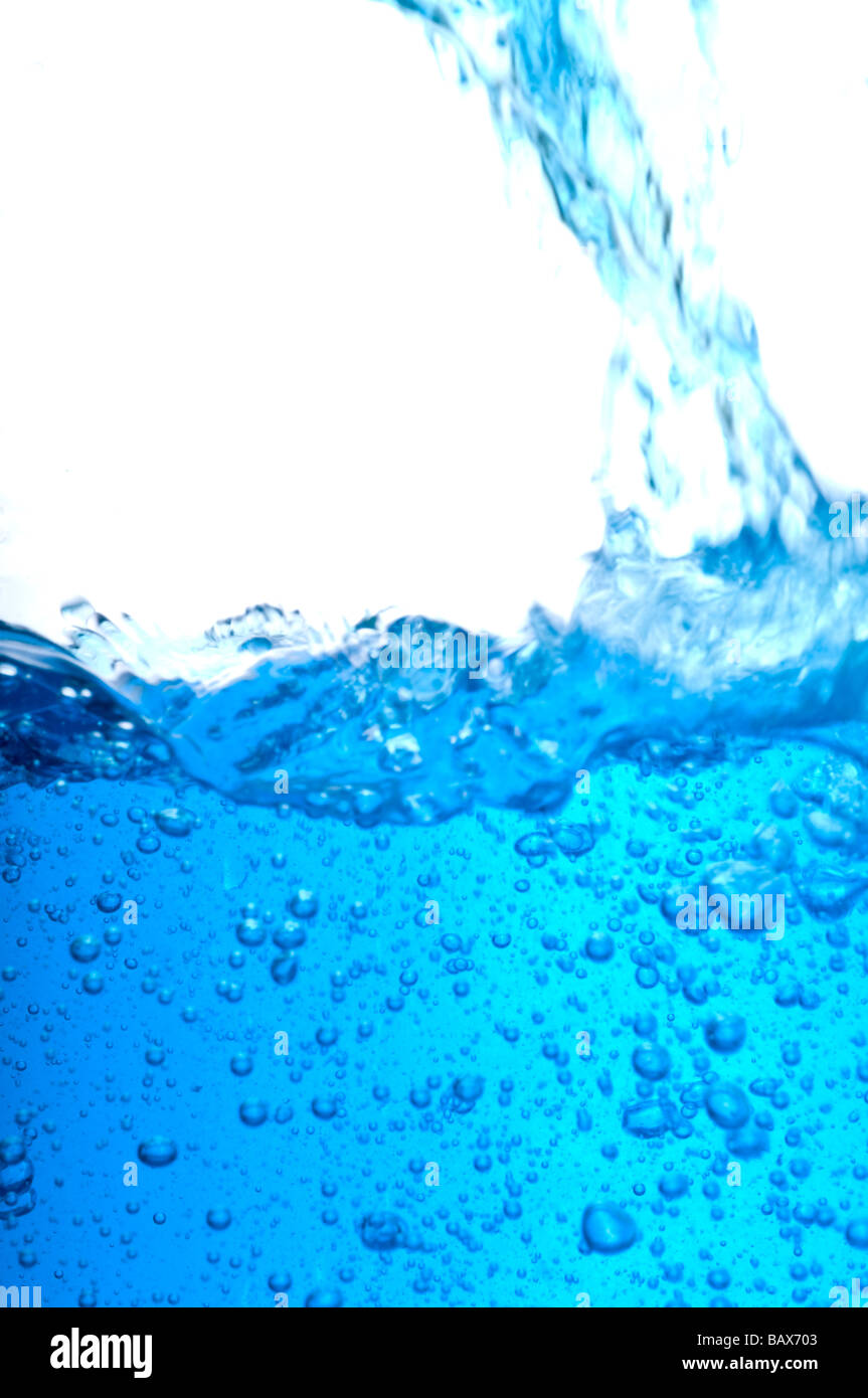 Beautiful splashes a clean water Stock Photo - Alamy