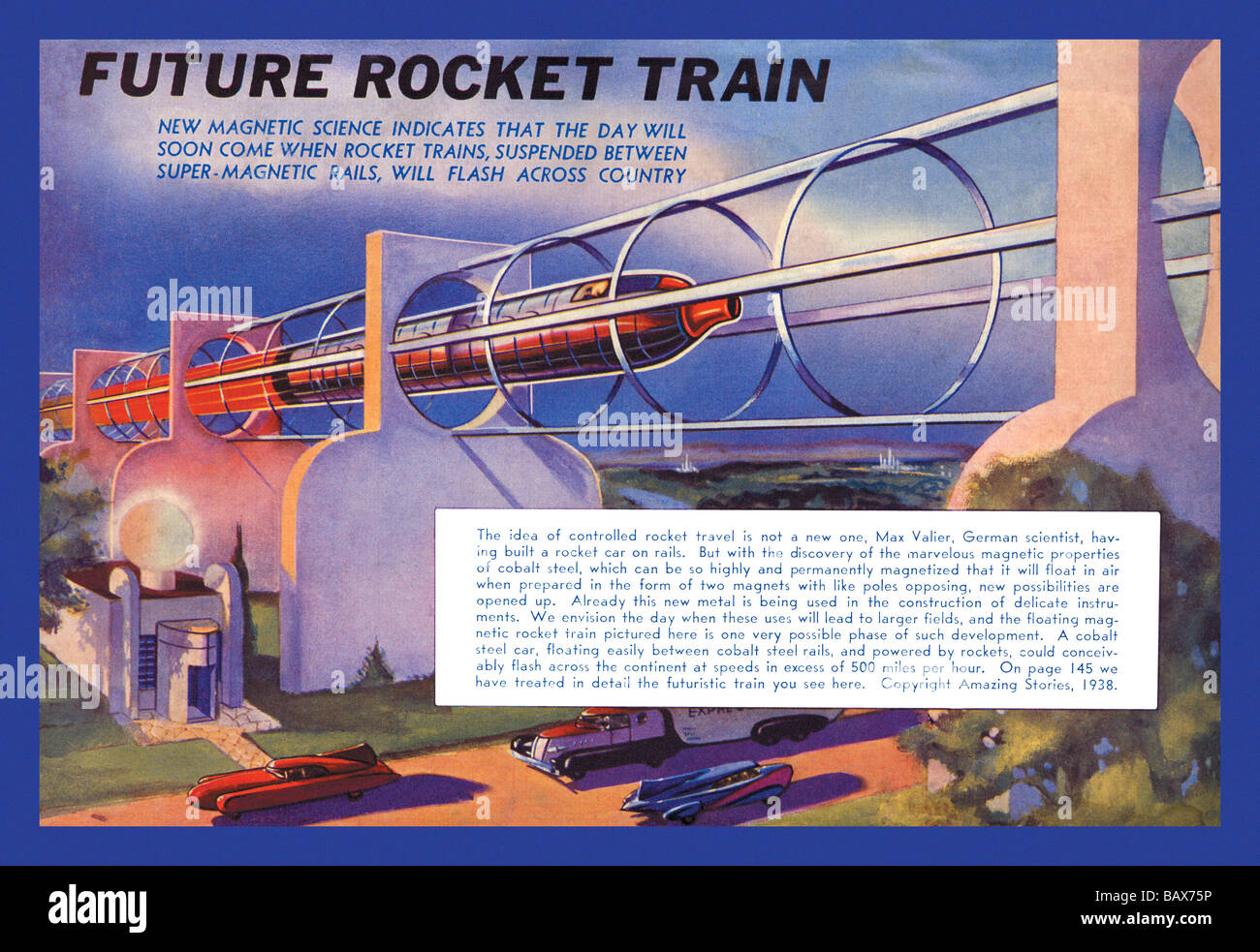 Rocket train hi-res stock photography and images - Alamy