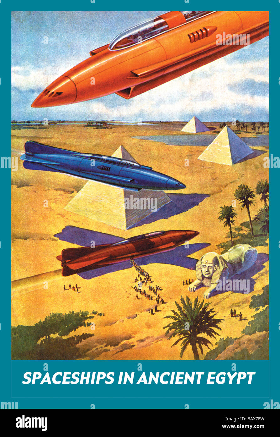 Spaceships in Ancient Egypt Stock Photo - Alamy