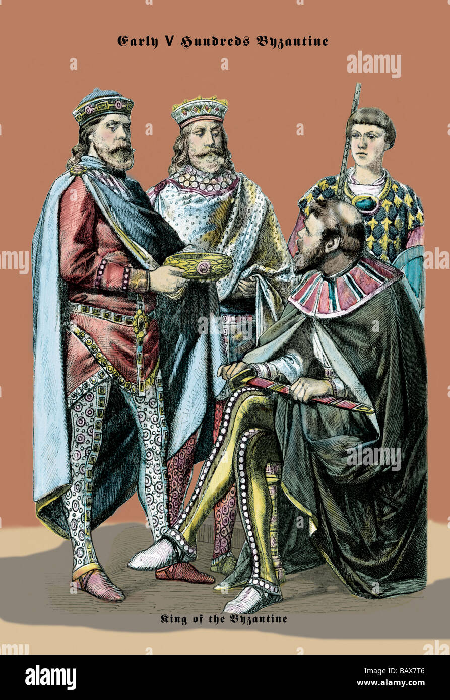 King of Byzantine,Sixth Century A.D Stock Photo - Alamy