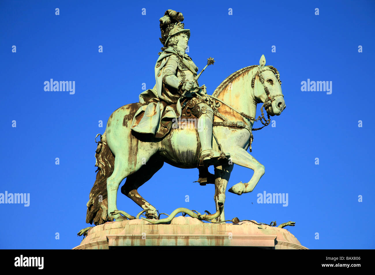 Equestrian statue of King Joseph I of Portugal (1714-1777) at the ...