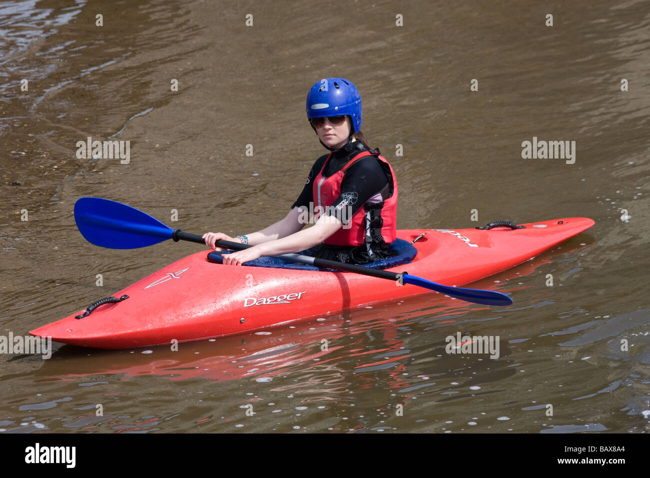 water sport kayak kayaking whitewater training river medway yalding ...
