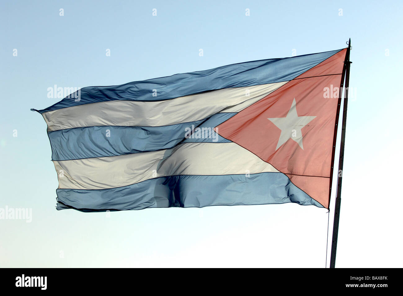 Cuban flag Havana Cuba Stock Photo - Alamy