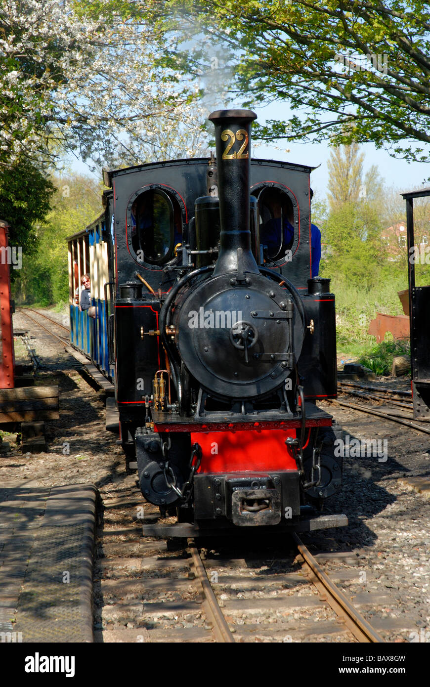 West Lancs Steam Railway Stock Photo - Alamy