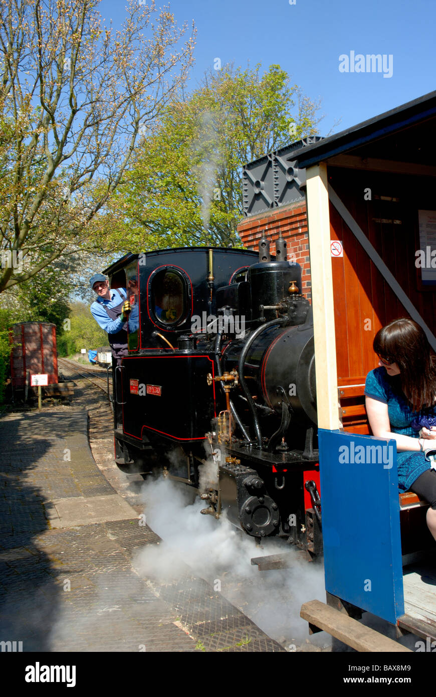 West Lancs Steam Railway Stock Photo - Alamy