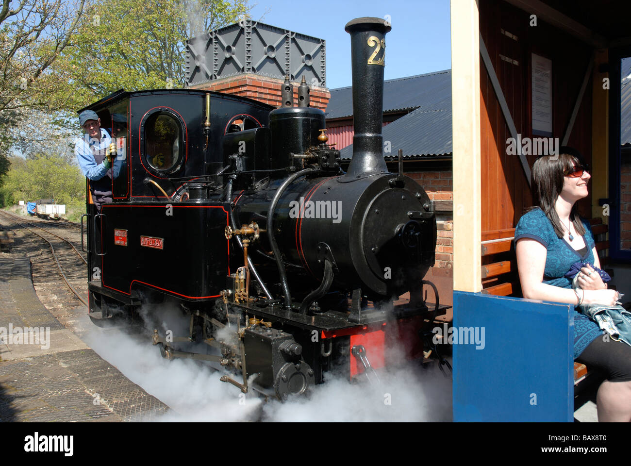 West Lancs Steam Railway Stock Photo - Alamy