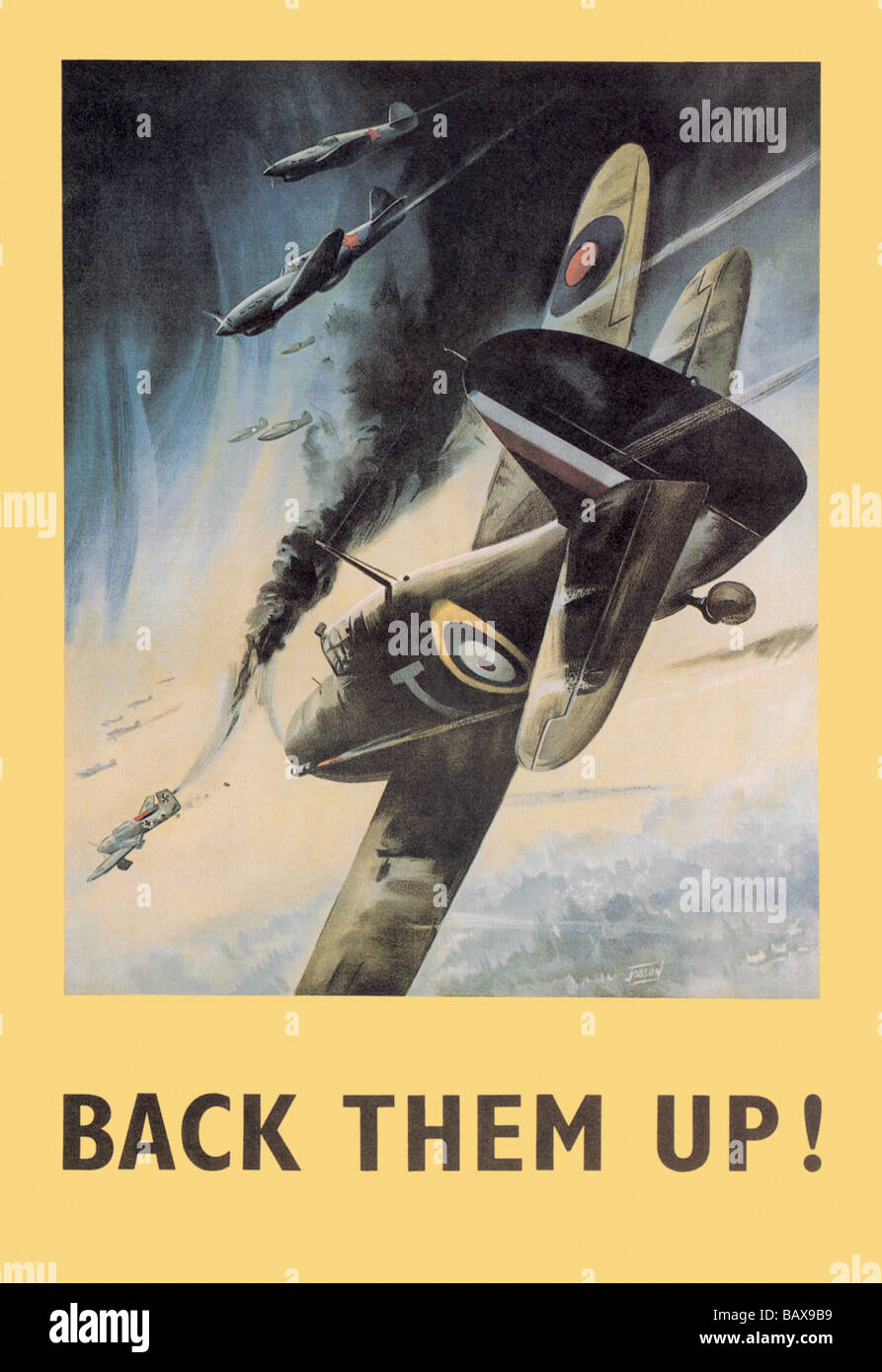 BACK THEM UP! (Fighters Stock Photo - Alamy