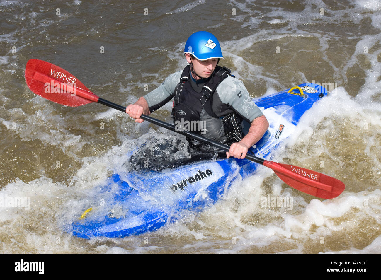 water sport kayak kayaking whitewater training river medway yalding ...