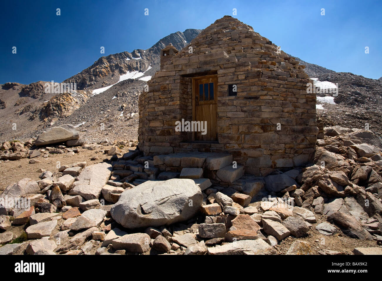 John Muir Hut along the John Muir Trail in the Eastern Sierras ...