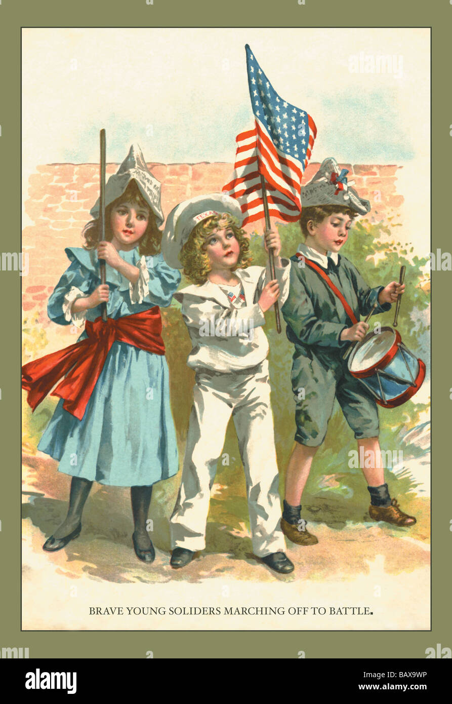 Brave Young Soldiers Stock Photo - Alamy